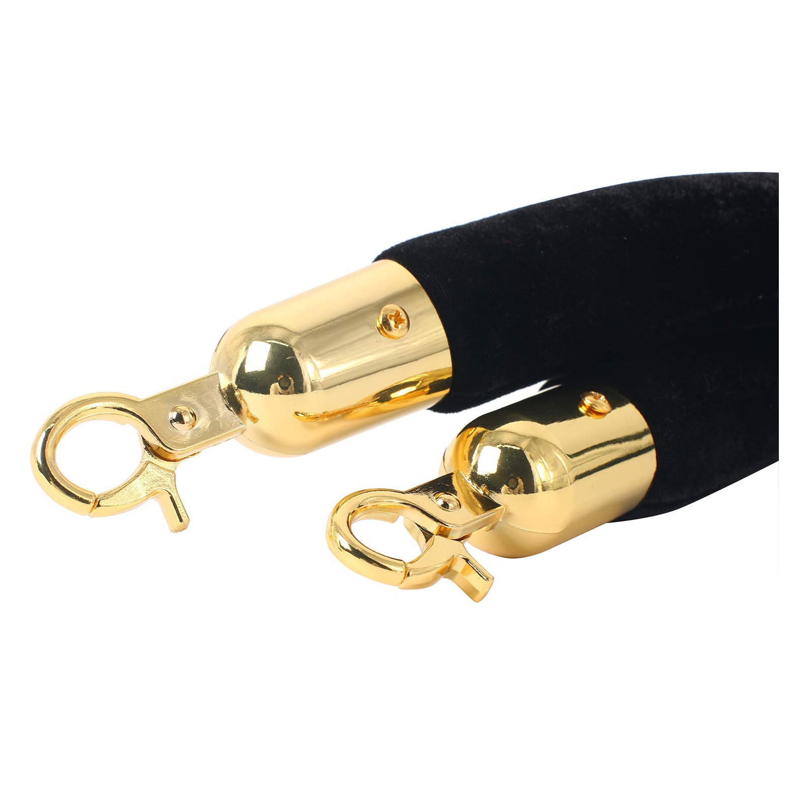 Black rope 1.5 m for Gold queuing barrier post