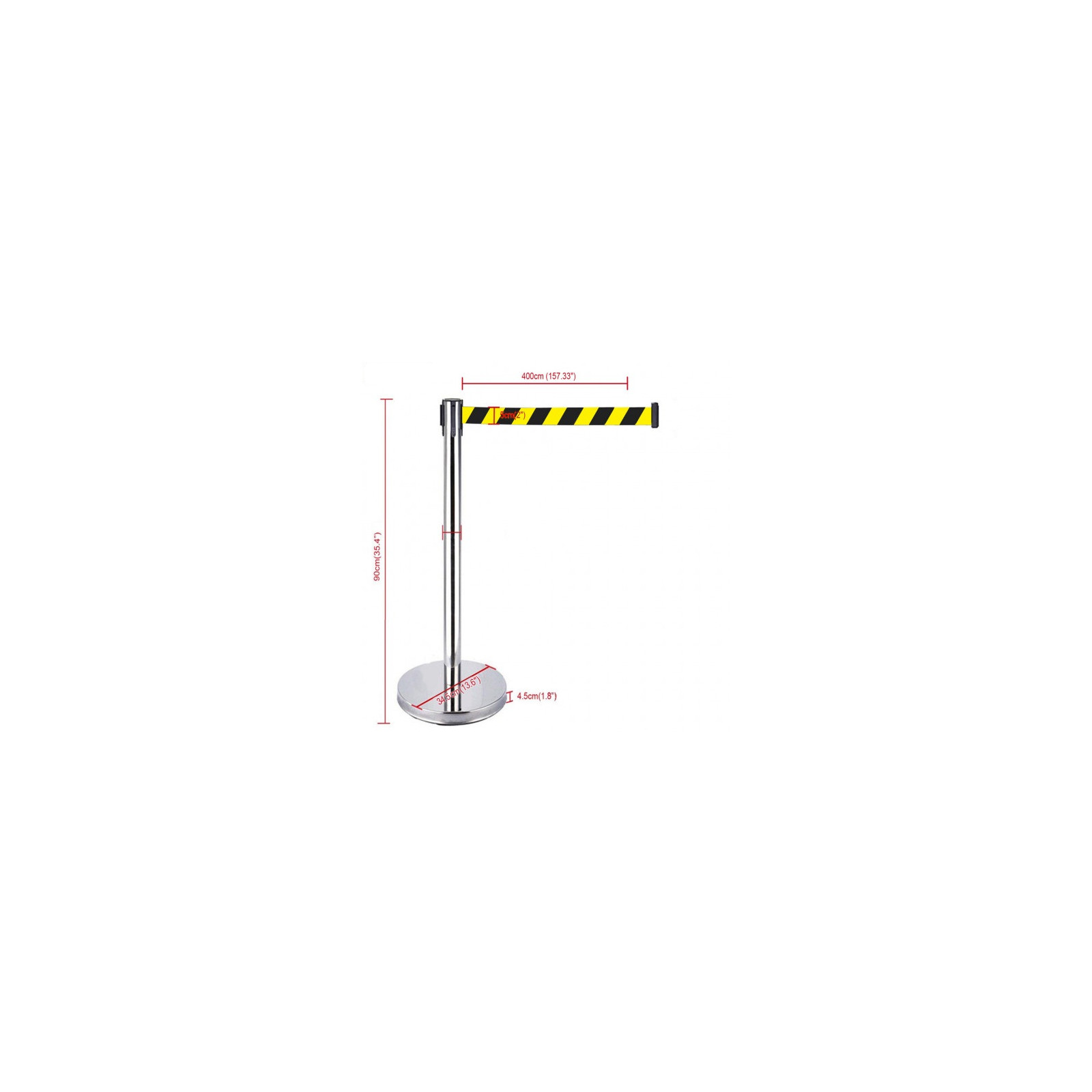 Queuing Barrier Post (Retractable Crowd Control Barrier) - HIGH ...